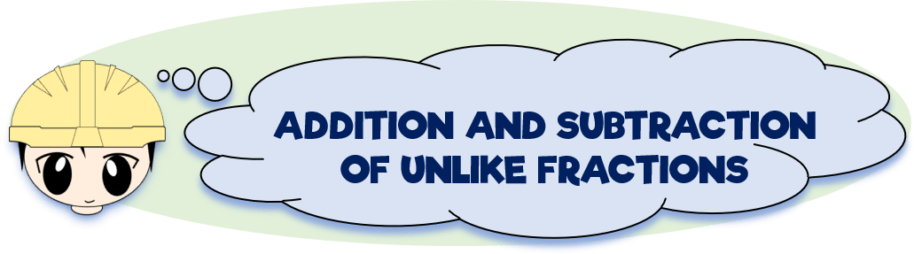 Addition And Subtraction Of Dissimilar Fractions Fractions With 