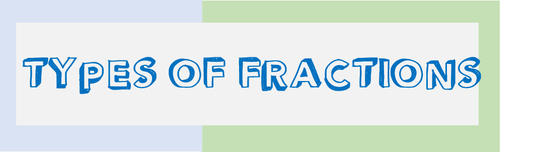 Types Of Fractions MATH LOVER